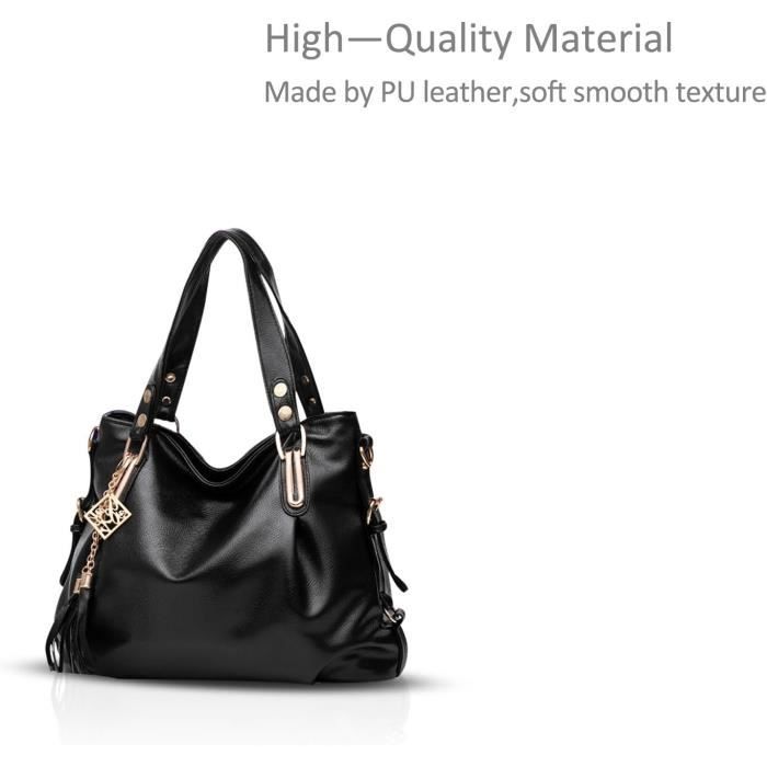 Nicole&Doris Sac Dames Classiques Mode Sac Bandoulière Sac Souple ...