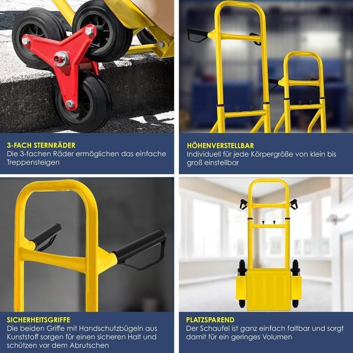 Diable pour escaliers Diable 200kg Diable pour escaliers Diable pour ...