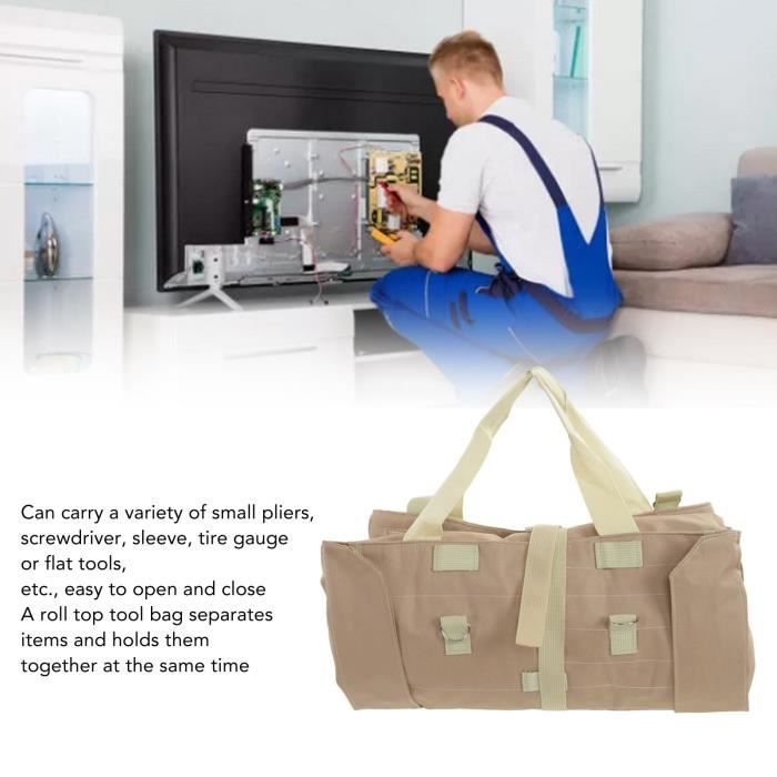 HURRISE Sac à outils enroulable Roll Up Tool Bag Multi Purpose Tool ...