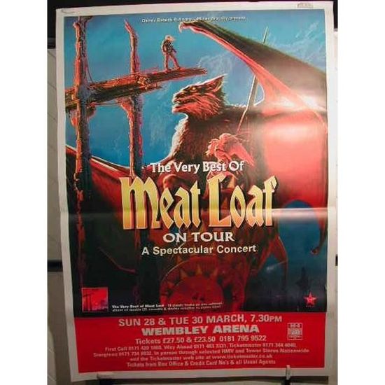 Meat Loaf - 100x140 cm - AFFICHE - POSTER - Envoi Roulé - Cdiscount Maison
