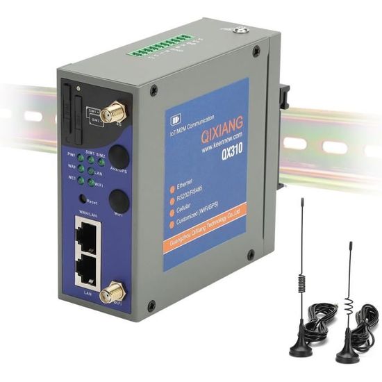 Routeur Wifi 4G Lte Industriel Qx310-Ew Avec Montage Sur Rail Din ...