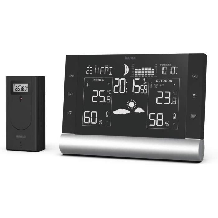 Black Line Plus Station météo Noir - Cdiscount TV Son Photo