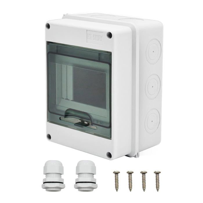 Coffret Electrique Etanche Exterieur IP65ABS de Surface en Plastique avec Porte ...