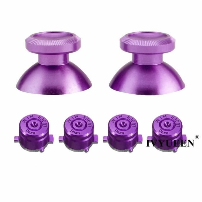 Violet manettes métalliques en Aluminium pour manette de jeu ...