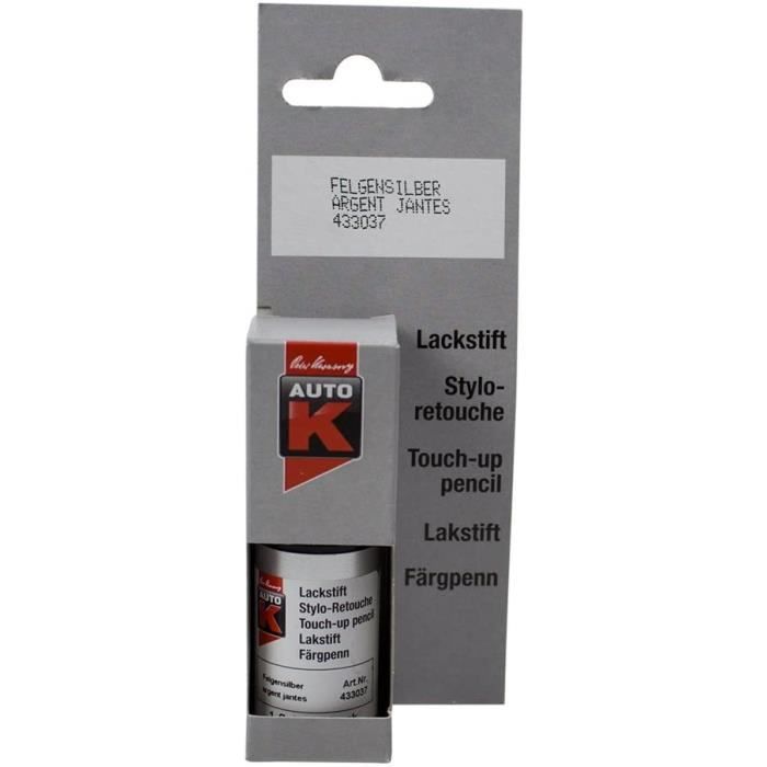 ARGENT JANTES (Stylo retouche 9 ml ) Stylo de retouche de peinture pour ...