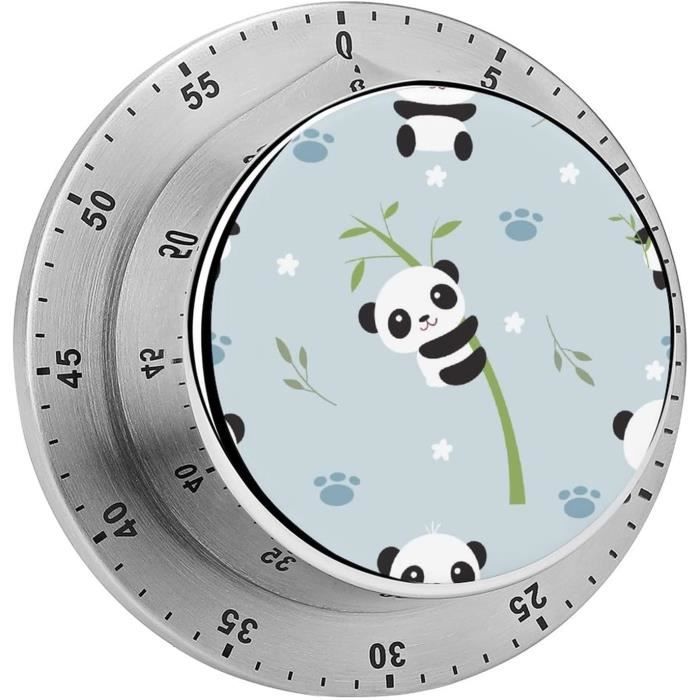 Motif De Pattes De Bambou De Dessin Animé De Panda Minuteur De Cuisine ...