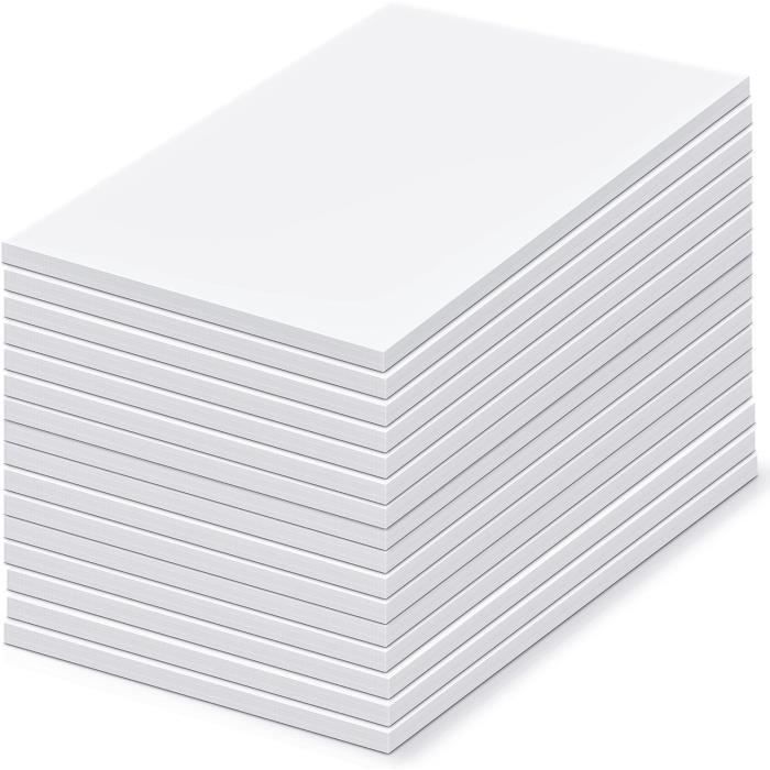 Bloc-Notes A7 Blanc Lot De 16 - Petit, Mini, Blocs Mémo, 50 Feuilles ...