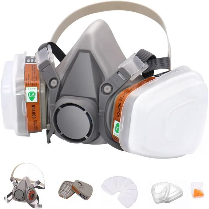 Respiratoires Réutilisable, Masque De Protection Pour Peinture Avec ...