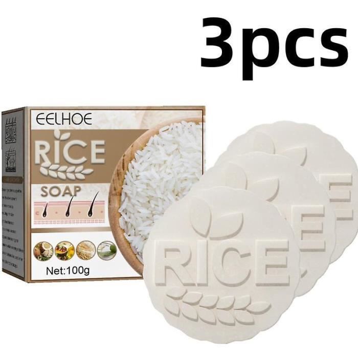 3 bâtonnets de shampooing à l'eau de pour la croissance des cheveux ...