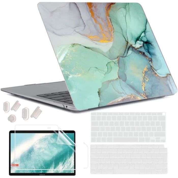 Coque pour MacBook Air 13 Pouces 2020 2019 2018 A1932 A2179 A2337 M1 ...