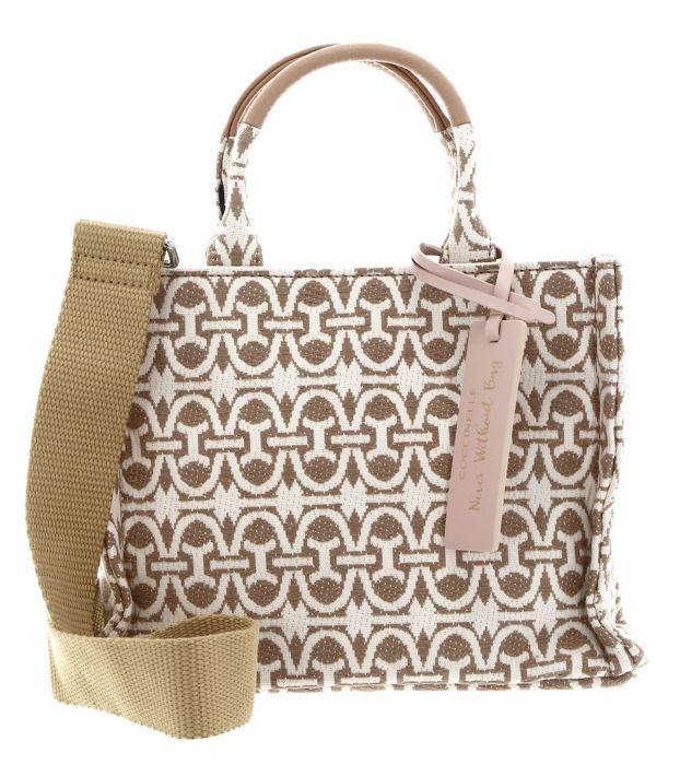 COCCINELLE Sac à main beige crème pour femme - Never Without Bag ...