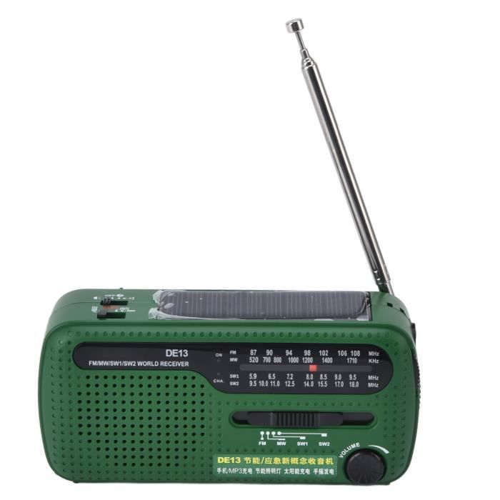 Radio Portable - KEENSO - Modèle LED - FM/MW/SW - Rechargeable ...