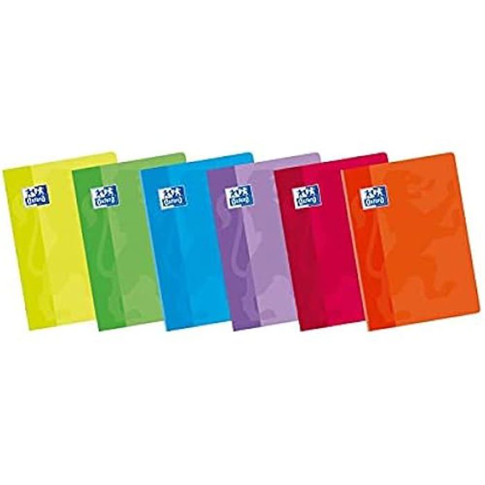 Cahier agrafé A4 Oxford - Couverture souple - Quadrillage 5x5mm ...