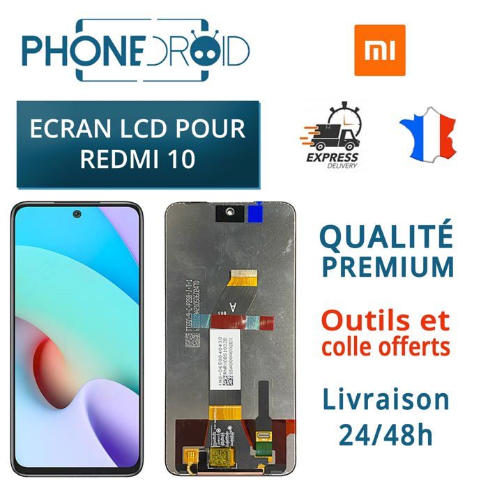 Écran LCD + Tactile Xiaomi Redmi 10 - Cdiscount Téléphonie