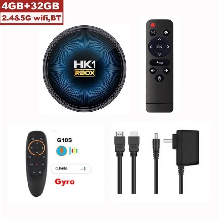 Boîtier TV - RNCYN - HK1 RBOX W2 - Android 11 - Amlogic S905W2 - 4GB ...