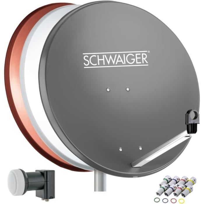 487 Installation Sat Kit Satellite Antenne Parabolique Twin-Lnb ...