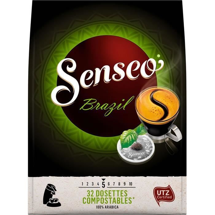 SENSEO : Brazil - Café moulu Arabica 32 dosettes - Cdiscount Au quotidien