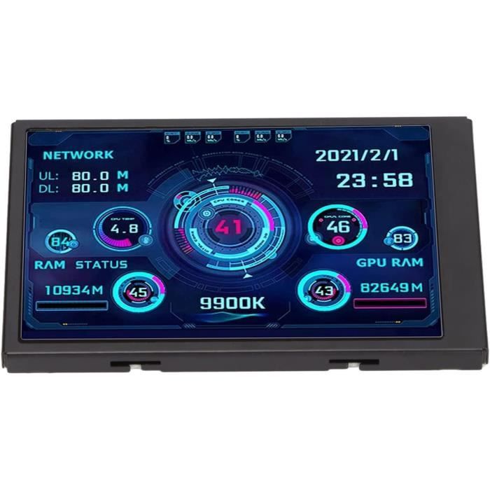 Mini Écran Ips Usb 3,5 Pouces, Affichage De La Température Du Pc Aida64 ...