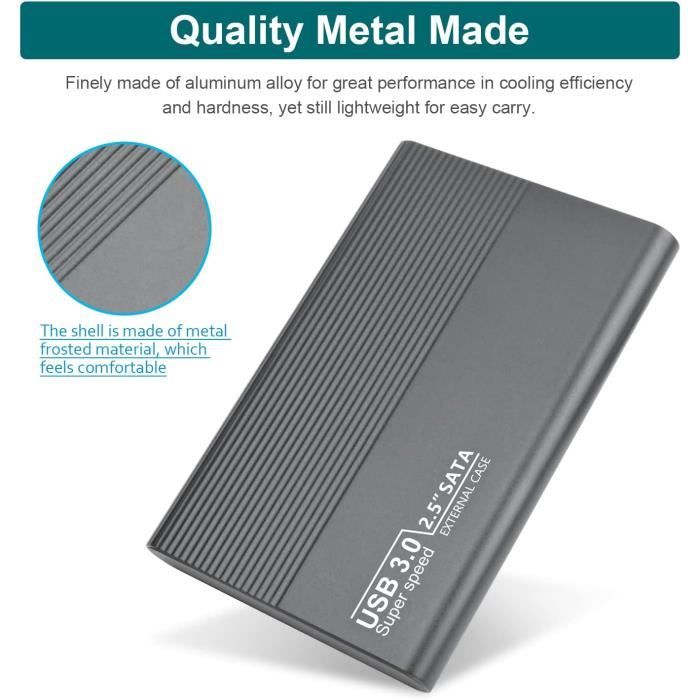 Disque Dur Externe Pour Pc, Mac, Ordinateur De Bureaup, Ordinateur ...