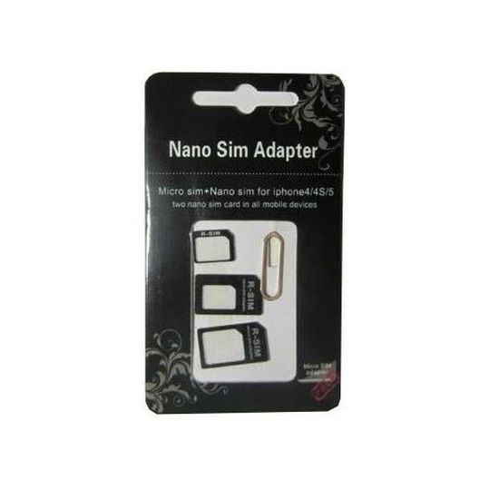 ADAPTATEURS CARTE SIM 3 en 1 NANO SIM / MICRO SIM / SIM STANDARD ...