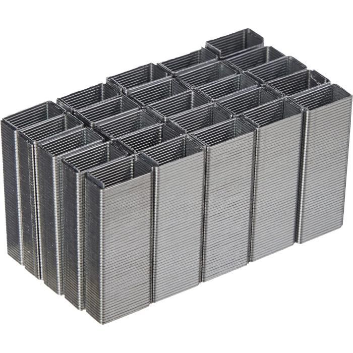 Agrafes E1 Pour Agrafeuse Électrique, Galvanisé, Boîte De 2500 Agrafes ...