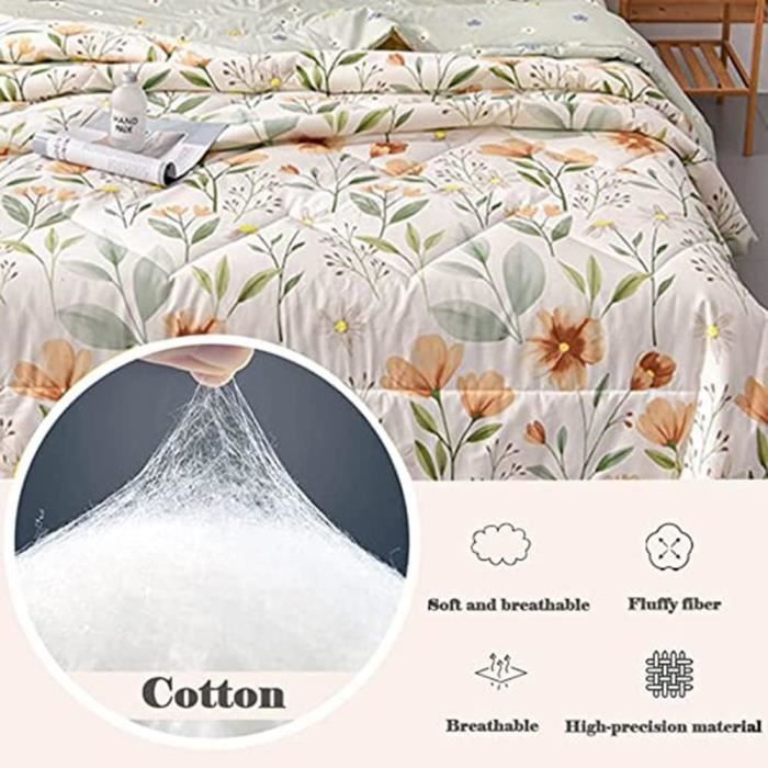 Couette D'Été Fraîche Imprimé ,200X230-150X200 Couette Ete Microfibre ...