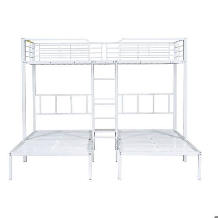 Lit triple 90x200cm*3, lit superposé triple avec échelle pour enfants ...