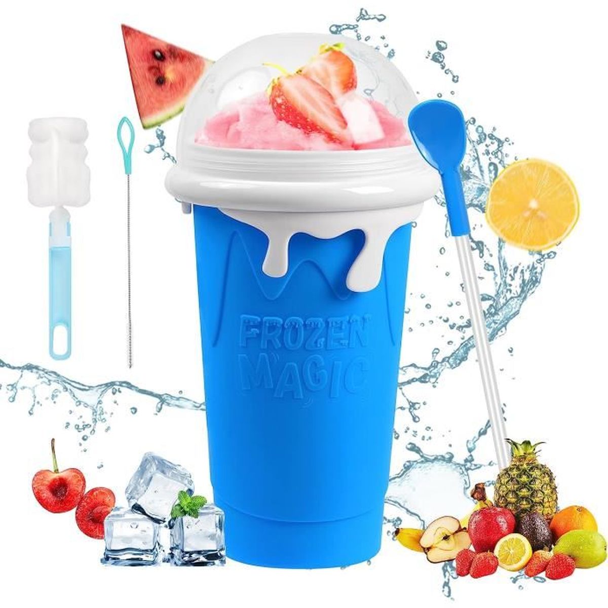 How To Use Frozen Magic Slushy Maker Cup - TikTok Viral Slushie Machine ...