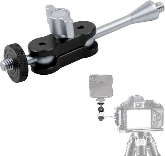 Bras Magique, Trépied Magic Arm Con 360° Rotation De La Rotule, Pince ...