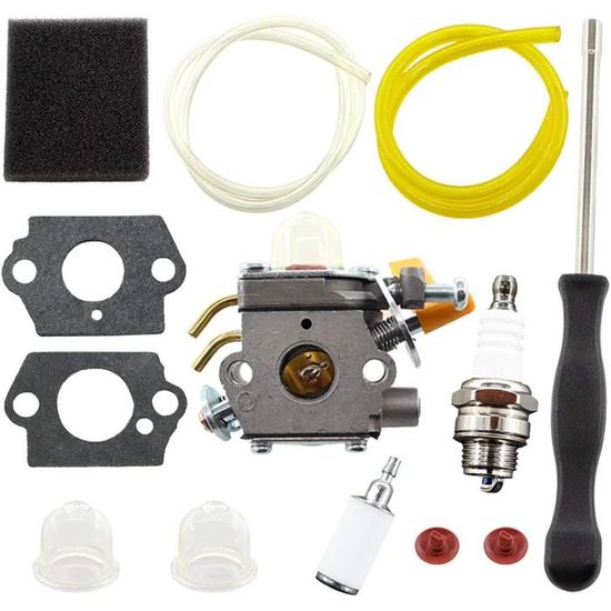Kit carburateur avec tournevis de réglage, filtre à air pour Ryobi ...