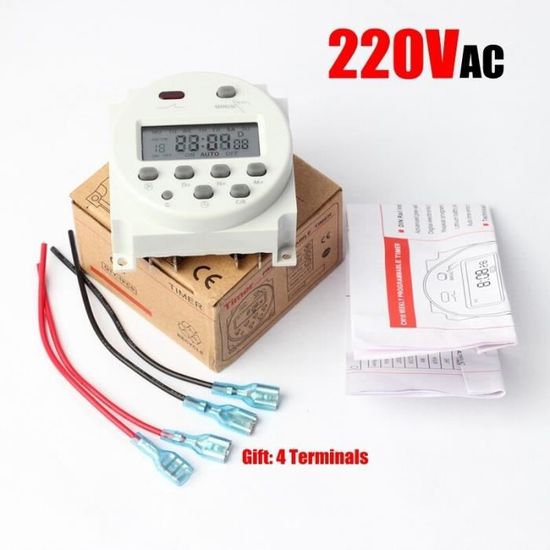 Programmateur arrosage,Minuterie électronique programmable,contrôleur de temps de commande de ...