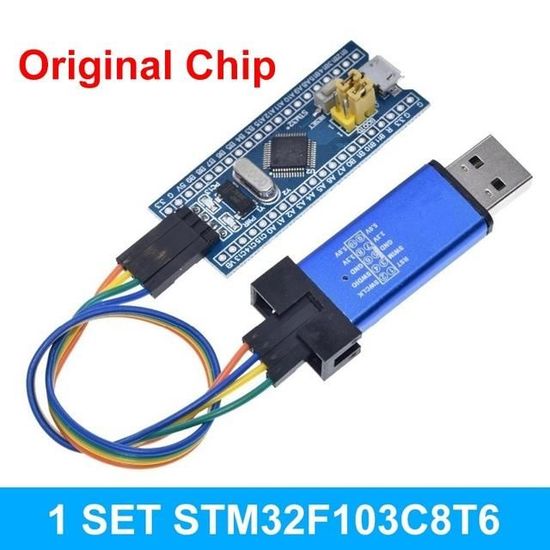 Circuits intégrés,1 SET STM32F103C8T6--Carte de développement système minimale, STM32F103C8T6 ...