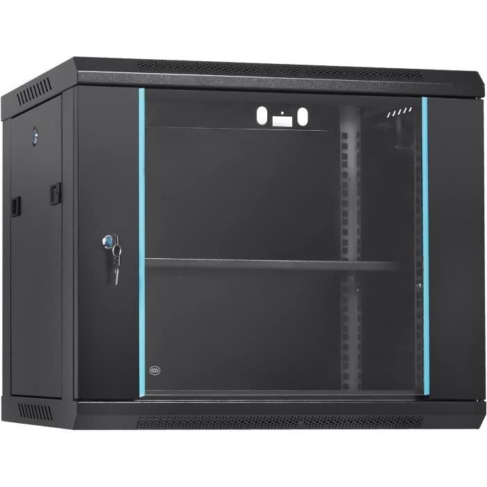 Armoire de Serveur réseau 9U boîtier de Serveur Montage Mural ...