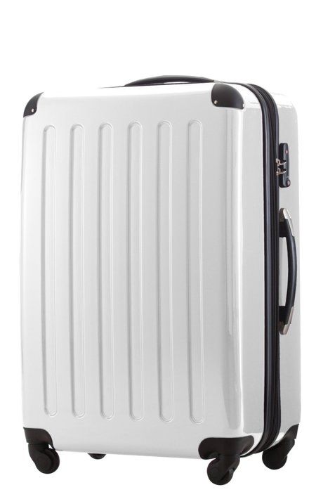 Hauptstadtkoffer Alex — Valise rigide 75 cm 119 L Blanc brillant, TSA ...