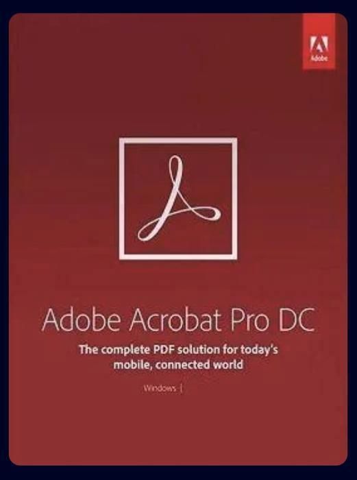 Adobe Acrobat Pro DC 2024 - Abonnement 1 Mois, Windows et Mac - Vendu ...