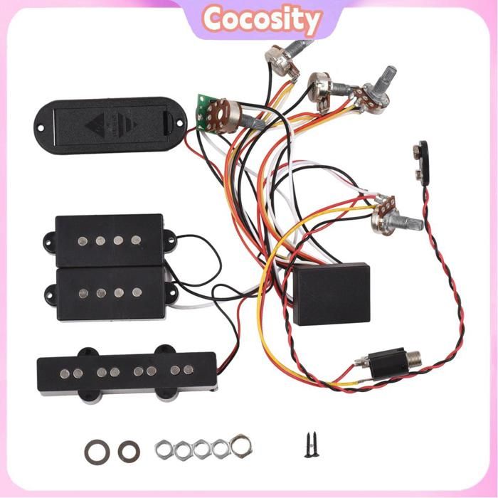 Cocosity Circuit Ampli Guitare Electrique Basse + Micro JP Accessoires ...