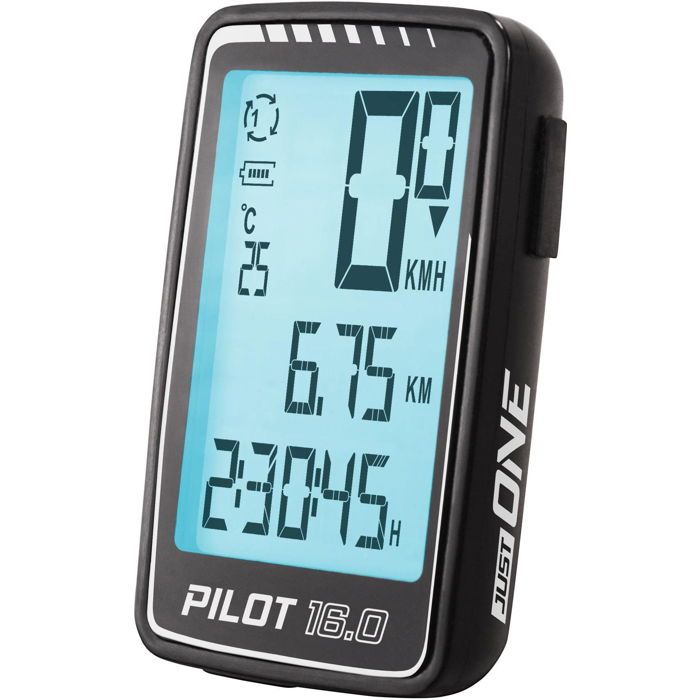 Compteur de vélo - ONE - One Pilot 16.0 ATS - Sans fil - Écran ...