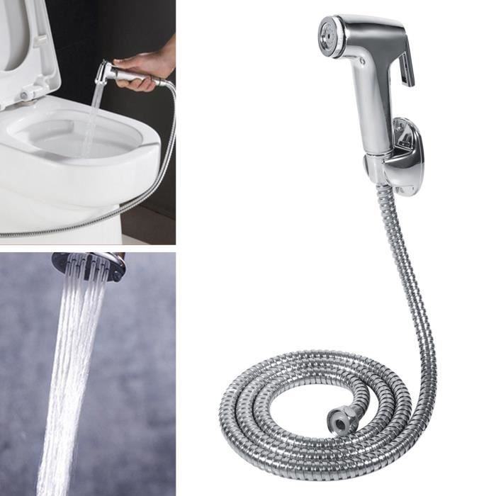 CWU Kit Bidet WC avec Douchette - Pulverisateur Bidet a Main- Pomme de ...