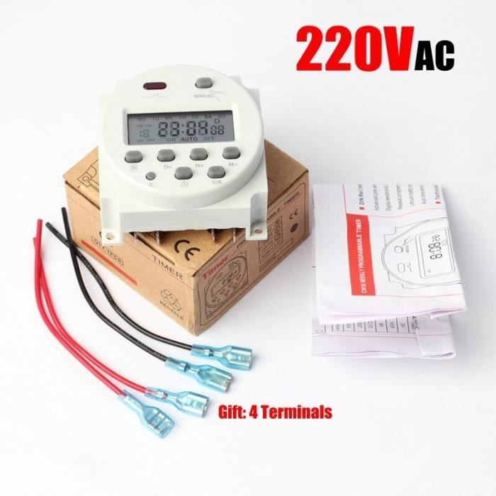 Programmateur arrosage,Minuterie électronique programmable,contrôleur de temps de commande de ...