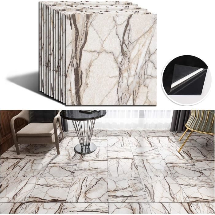 Pvc Fissure Autocollant De Sol En Marbre Auto-Adhésif Pour Dosseret De ...