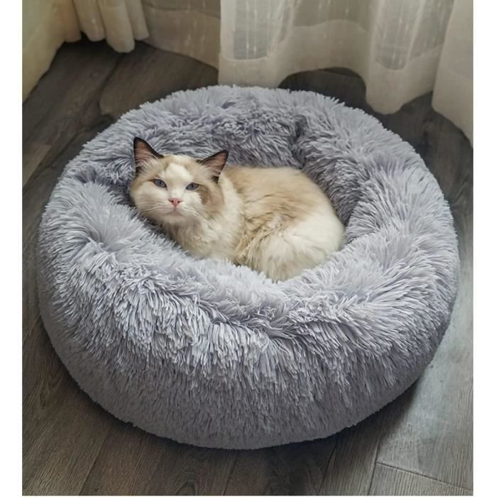 Lit De Chat Hiver Moelleux Panier Chien Canapé-Lit Coussin Chaud Doux ...
