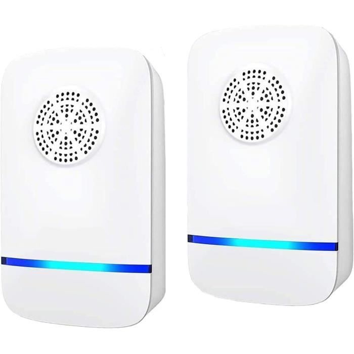 Pack de 2 Répulsifs Ultrasoniques Anti-Rongeurs, Répulsifs ...