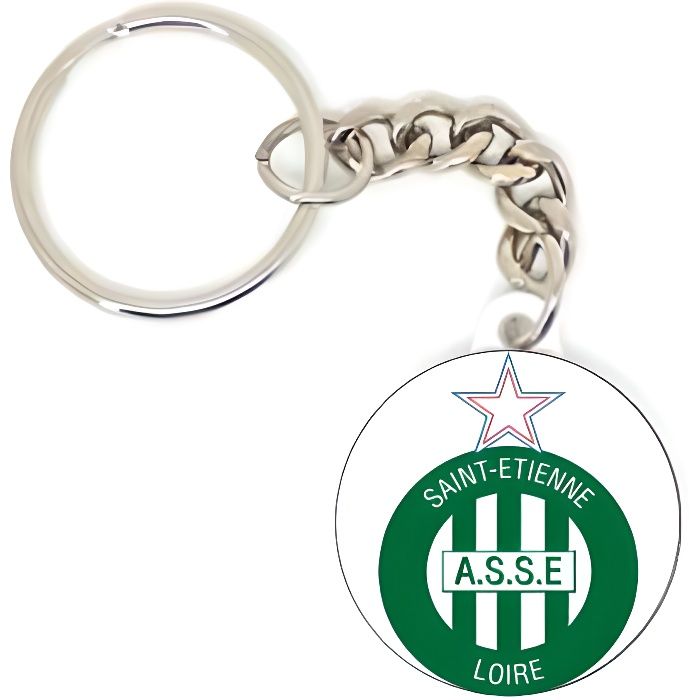 Porte clé badge ASSE SAINT ETIENNE LES VERTS football personnalisé ...