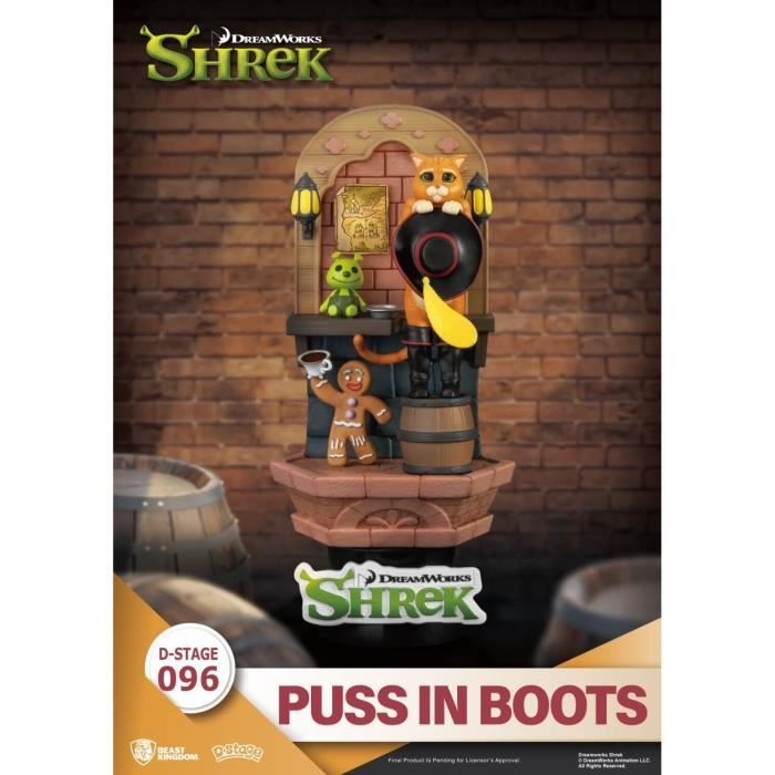 Le Chat Potté Shrek Dreamworks Figurine D-Stage - Cdiscount Jeux - Jouets