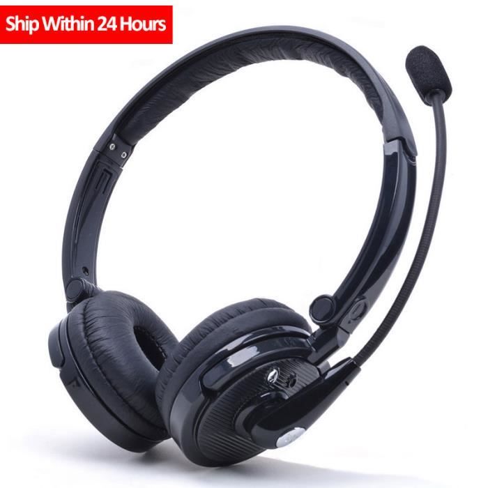 Casque audio Bluetooth avec micro Boom - black - Cdiscount TV Son Photo