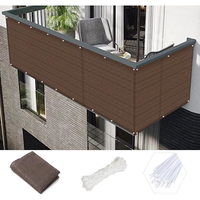 Brise Vue Occultant 90 X 750 Cm Brise Vent Terrasse, Brise-Vue Balcon ...