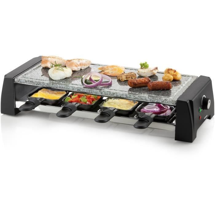 DOMO Appareil à Raclette Grill / Pierre DO1003G - 8 personnes ...