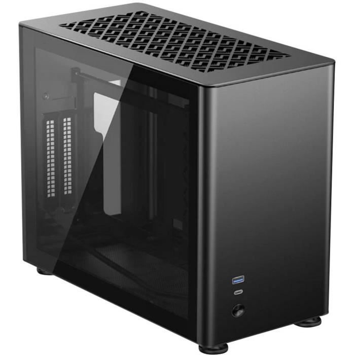 Boîtier PC, Boîtier gaming noir Jonsbo A4 Black A4 Black mini-tour 1 pc ...