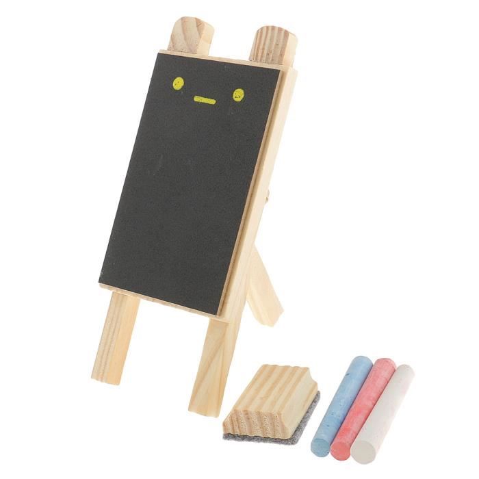 Mini Tableau En Bois Noir Panneau Affichage Numéro De Table Fête ...