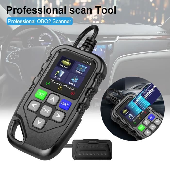 Outil de Diagnostic Voiture OBD Scanner MIOLOE Lecteur de Code d’Erreur ...